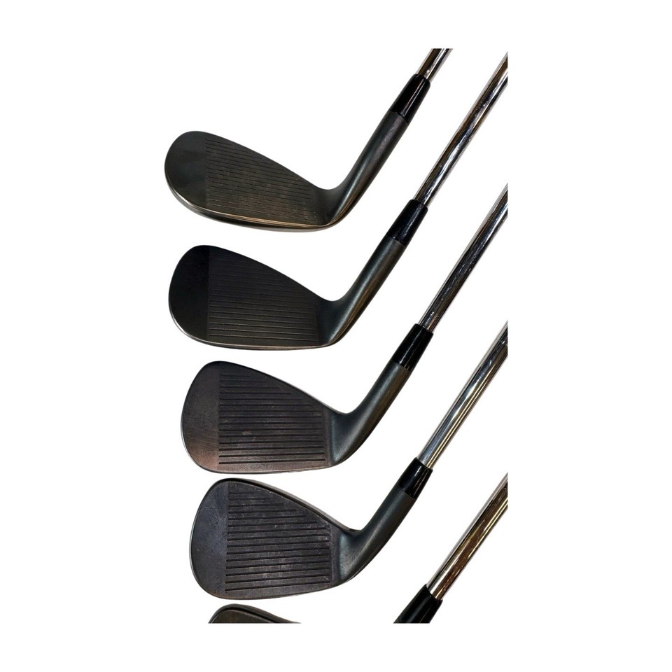 Cobra King Forged TEC X Black Irons 5-PW GW Steel KBS Tour Lite Stiff Flex RH | eBay