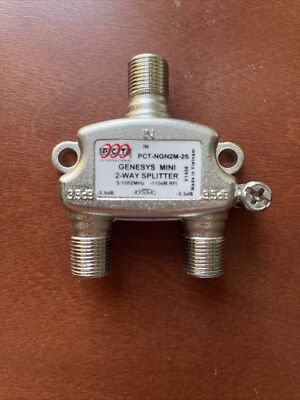 Genesys Mini 2-way Splitter PCT-NGN2M-2S 5-1002MHZ 110RFI COAXIAL CABLE ...