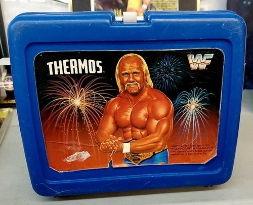 1987 WWF Thermos Lunch Box and Thermo Hulk Hogan Rare | eBay
