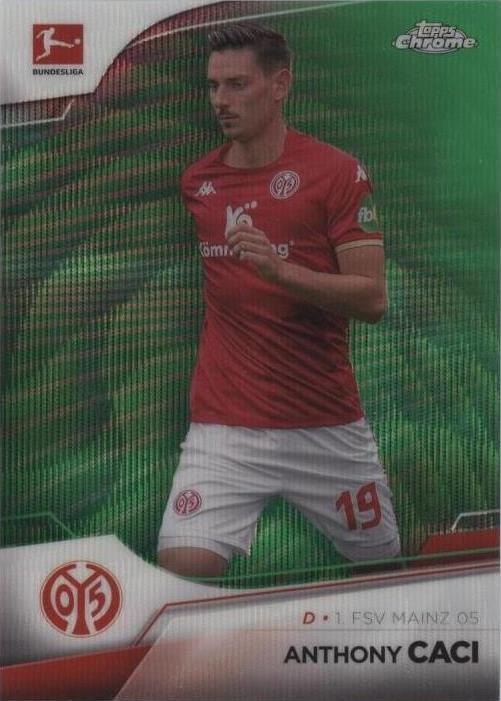 2022-23 Topps Chrome Bundesliga - Anthony Caci #66 Green Wave Refractor ...