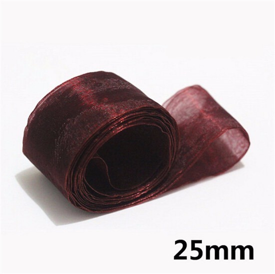 5Meters Christmas Ribbon Chiffon Bow Sewing Cloth Hair Accessories ...