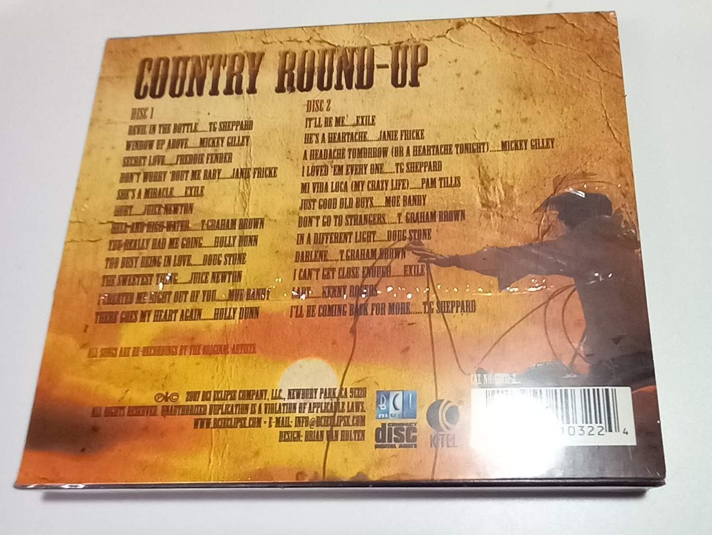 K-Tel Presents: Country Round-Up by Various Artists (CD, Feb-2007, 2 ...