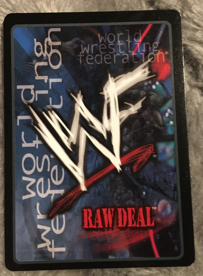 WWF Raw Deal The Rock Smackdown Hotel Unique Superstar Foil Card 140 ...