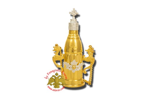Orthodox Anointing Unction Holy Oil Bottle Flower Style Orthodoxe ...