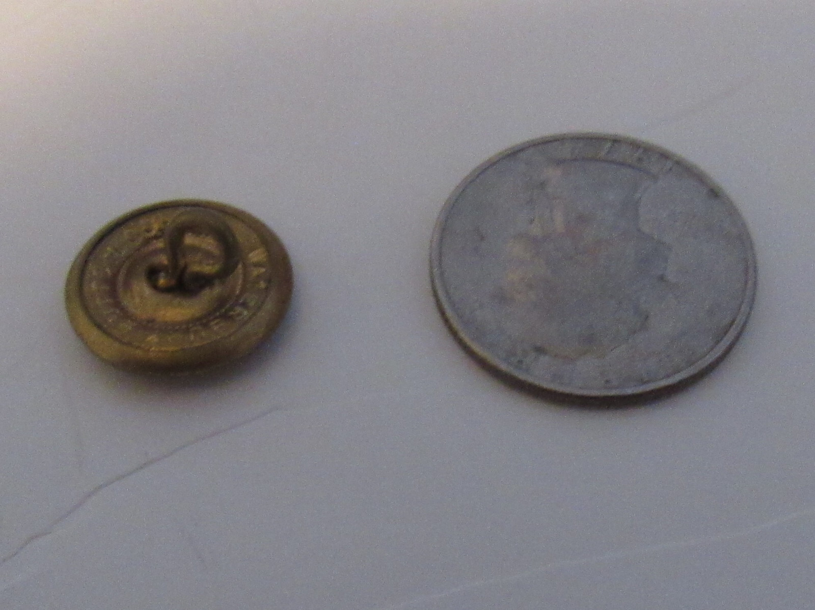 Brass Uniform USMC Button; SHANK | eBay