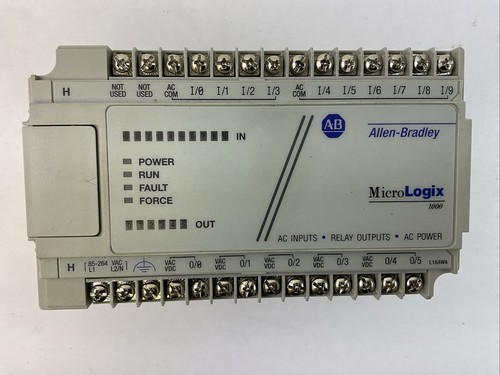 ALLEN BRADLEY 1761-L16AWA MICROLOGIX 1000 SER E FW 1.0 16 POINT CONTROLLER | eBay