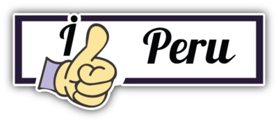 I Like Peru Travel Slogan Car Bumper Sticker Decal - ''SIZES'' | eBay
