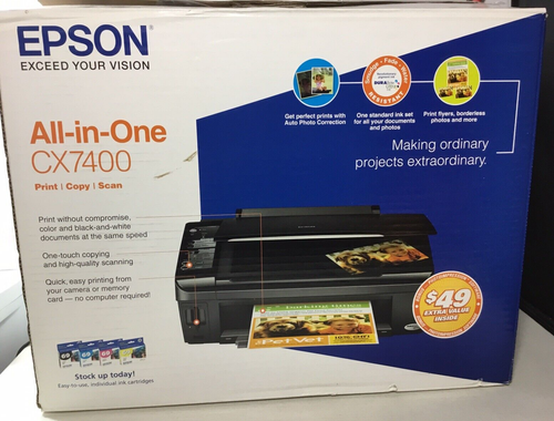 Epson Stylus CX7400 All-In-One Inkjet Printer for sale online | eBay