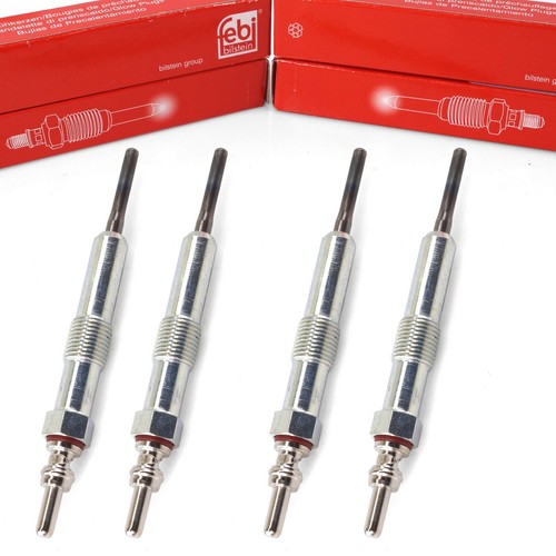 4X FEBI Bougies De Préchauffage 38475 Pour MERCEDES A W176 DACIA Duster ...