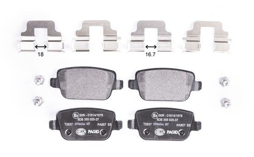 Disc Brake Pad Set-OEM - OE Formulated Friction Material fits 07-08 ...