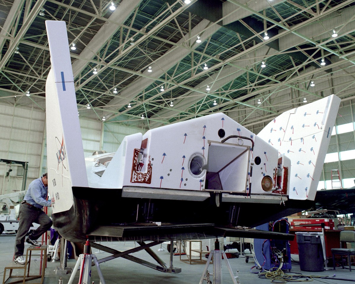 Nasa Hangar At Edwards Afb