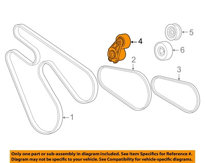 GM OEM 14-20 Escalade ESV Cooling Belts Pulleys-Belt Tensioner 12670574 ...