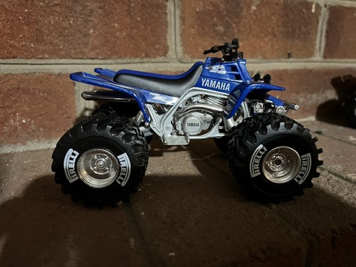 Vintage NewRay Yamaha Banshee Twin 350 6-Speed ATV Blue Four Wheeler ...