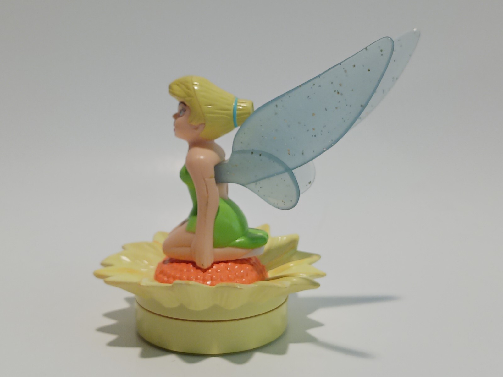 DECOPAC Disney TINKERBELL on Flower Rolling Toy ~ Wings Flap ~ Cake ...