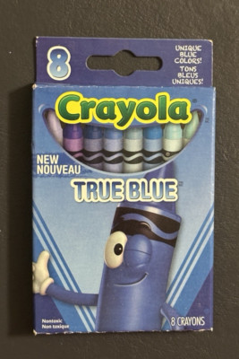 Crayola Crayons True Blue 8 Count Assorted Colors Box Set 2013 | eBay
