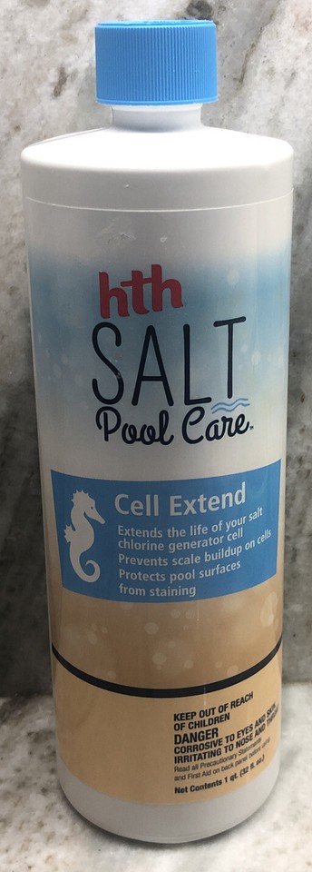 HTH Salt Pool Care 1 Qt. Cell Extend Liquid Water Aide | eBay