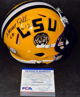 Warren Rabb Signed Autographed LSU Tigers Mini Helmet PSA/DNA COA | eBay