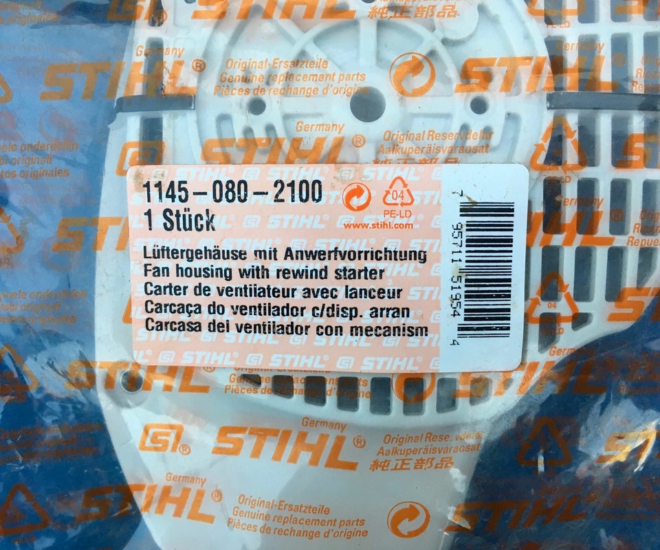 STIHL MS201, MS201T, MS201TC Starter Housing Assembly # 1145 080 2100 ...
