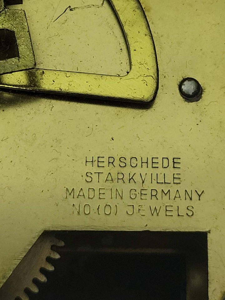 VTG Herschede 8 Day Mantle Clock Westminster Chime Mahogany Case Model ...