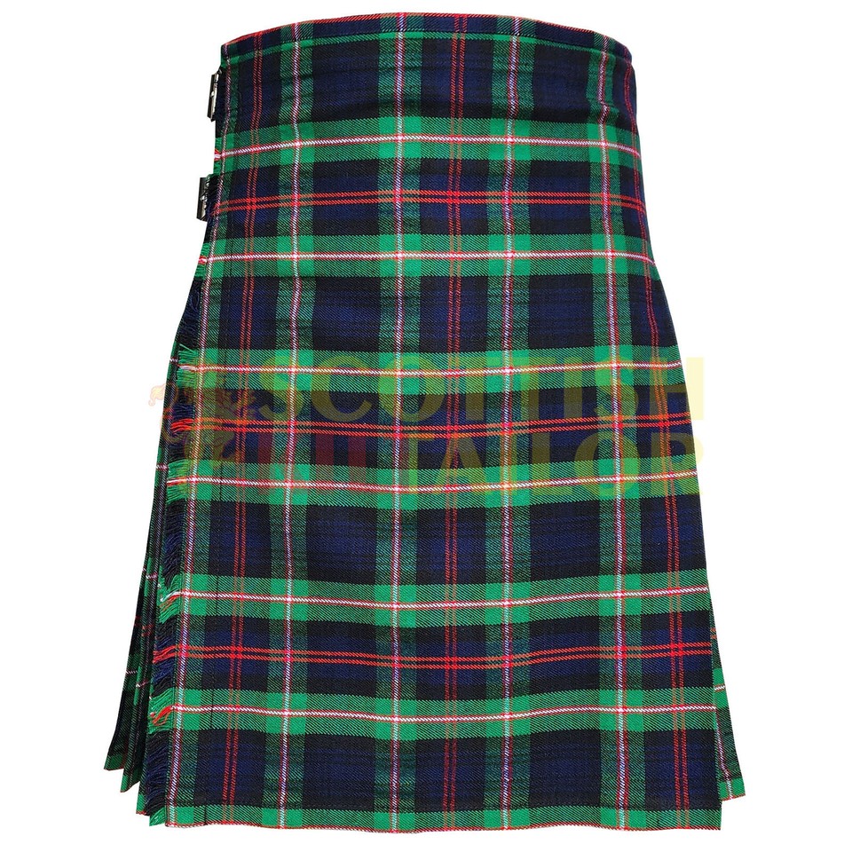 Scottish Handmade Traditional MacKenzie Morgan Tartan Kilt For Men ...