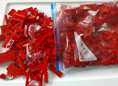 Assorted 1.8lb bag Red Legos | eBay