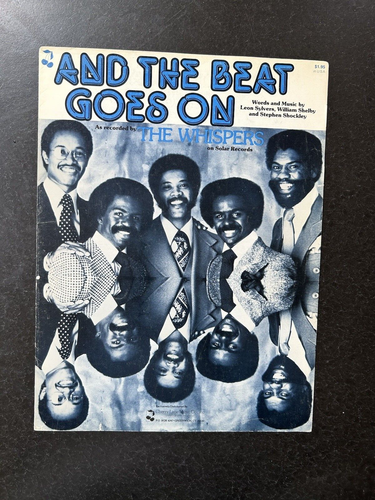 WHISPERS sheet music AND THE BEAT GOES ON (1980) 6 pages (VG+ shape) | eBay