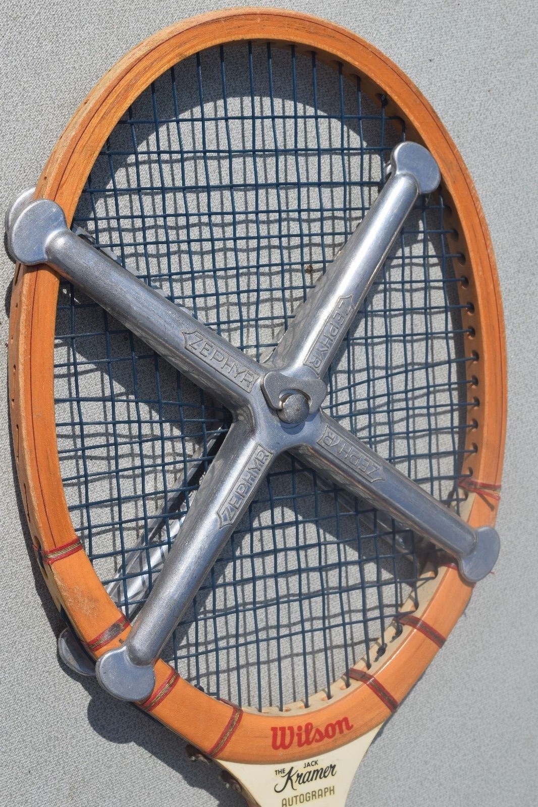 Vintage 1960's Wilson Jack Kramer Autograph Wood Tennis Racquet Racket ...