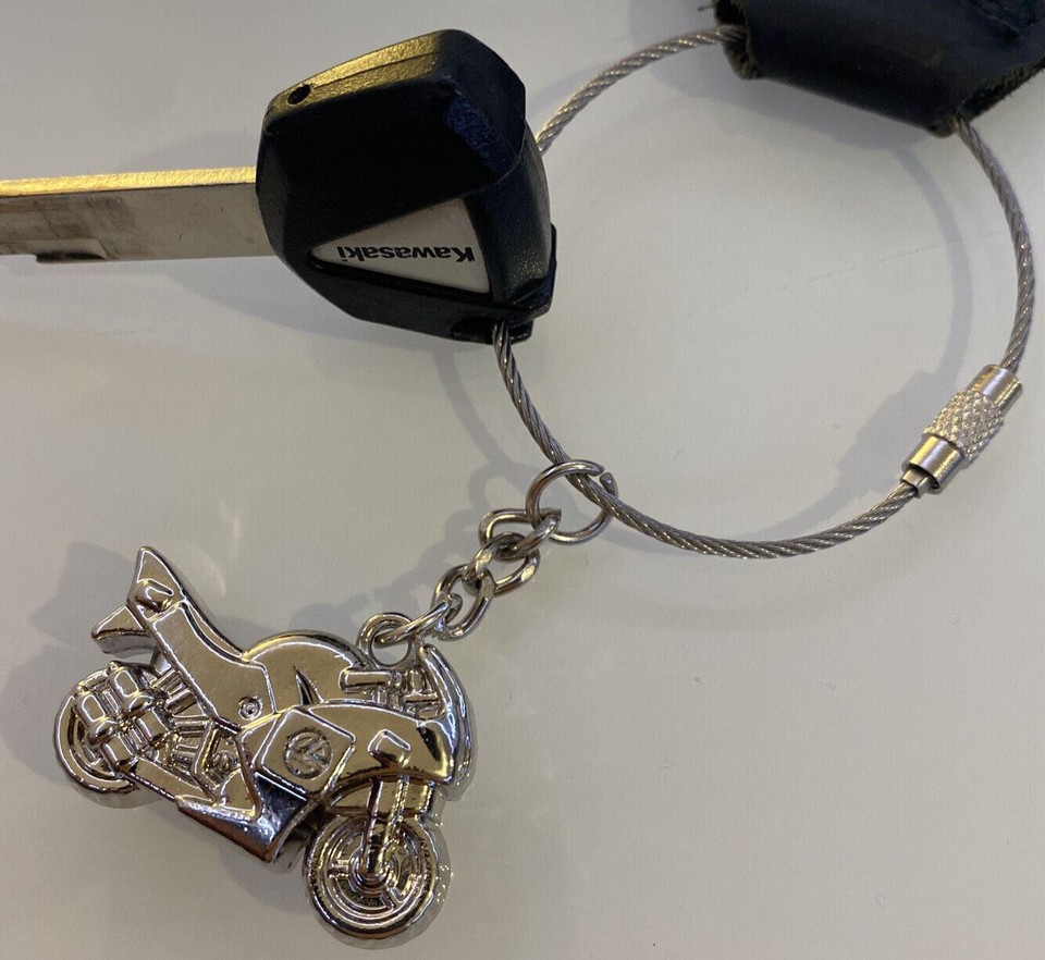 Heavy Duty Keyring Screw Locking Wire Key Ring Keychain Cable Stainless ...