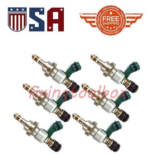 23250-31020 Set of 6 Fuel Injectors 23209-39057-B0 for Lexus IS250 ...