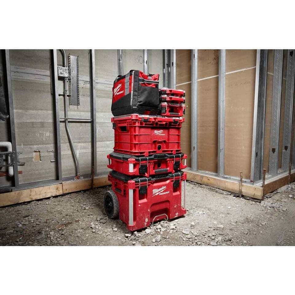 PACKOUT Impact Resistant Tool Box Storage System Crate 50 Lbs Capacity ...