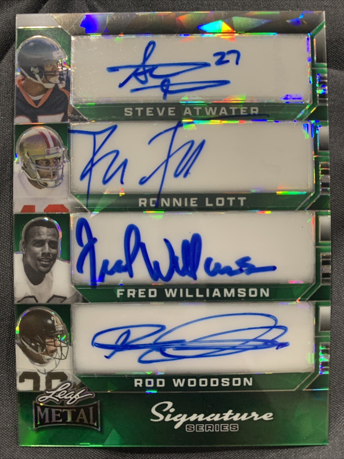STEVE ATWATER RONNIE LOTT ROD WOODSON WILLIAMSON 2024 LEAF QUAD AUTO 1/ ...