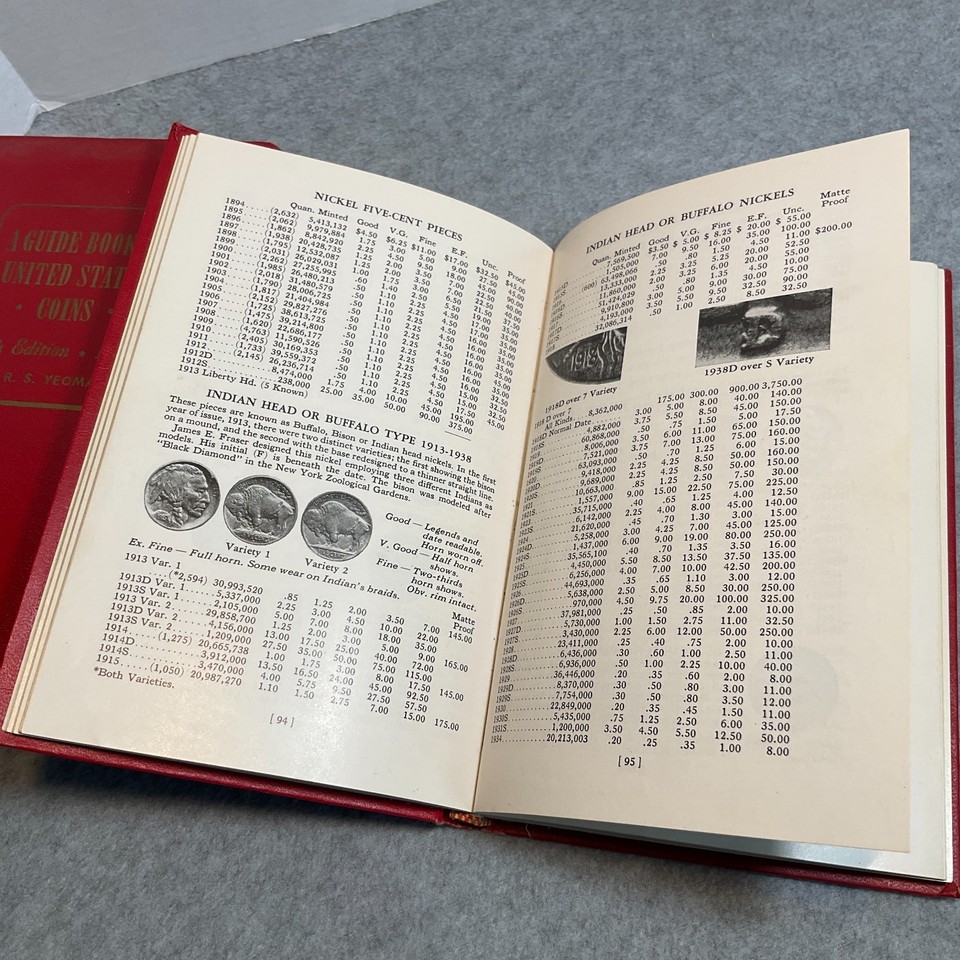 Lot/8: Red Book A Guide Book of US Coins Yeoman 15th-20th (no 17th ...