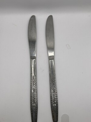 Interpur Stainless Steel Japan Knife Single Rose 2 Pieces 8 7/8 Inches ...