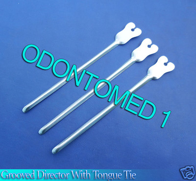 6 Grooved Director With Tongue Tie 5.5" Surgical Instruments | eBay