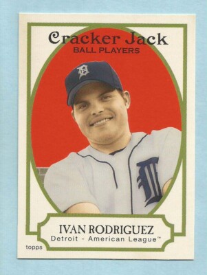 2005 Topps Cracker Jack Baseball Ivan Rodriguez #7 Detroit Tigers | eBay