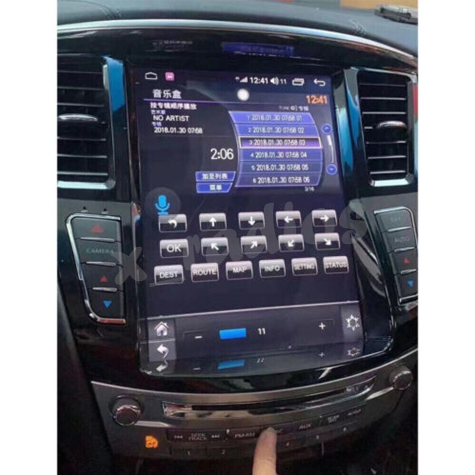 For Infiniti QX60 JX35 2014-2020 Android 11 Car Radio 9.7" Tesla Screen ...