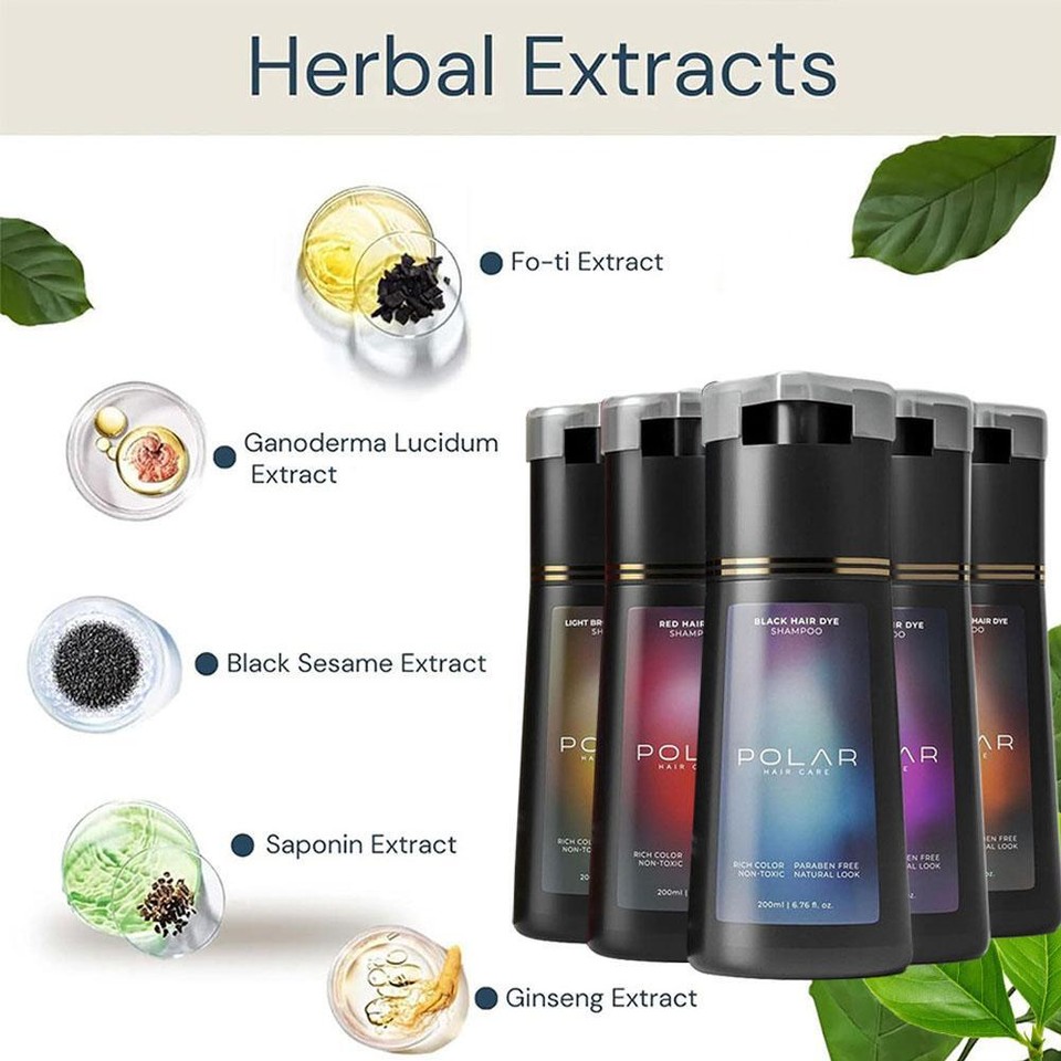 Polar Hair Dye Shampoo Polar Hair Care, HairCare Shampoo 200ML/6.7 O Z ...