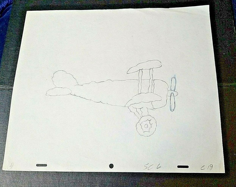 Vintage RAID Bug Spray TV COMMERCIAL Animation Production Pencil ...