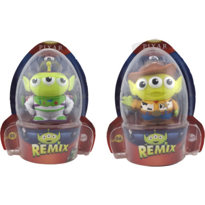2 Pack Pixar Remix Alien Buzz Lightyear & Woody Mattel Age 6+ FAST FREE ...