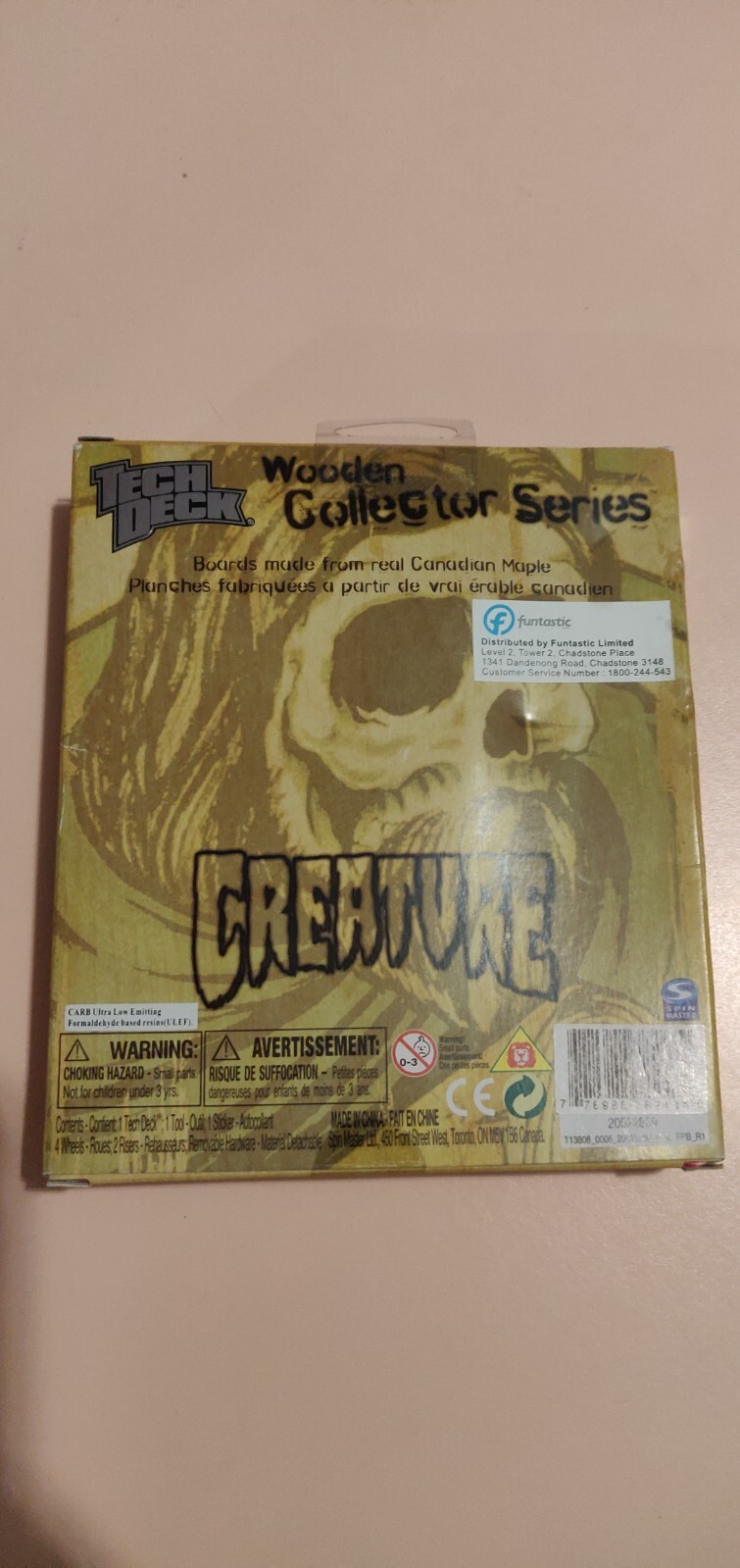Tech Deck Wooden Collector Series Creature Skateboards - New - Rare | eBay