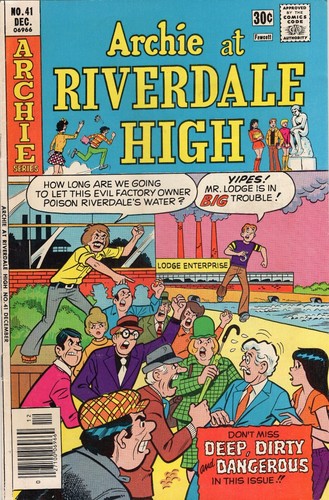 Archie at Riverdale High #41 Archie Enterprises 1976 FN+ | eBay
