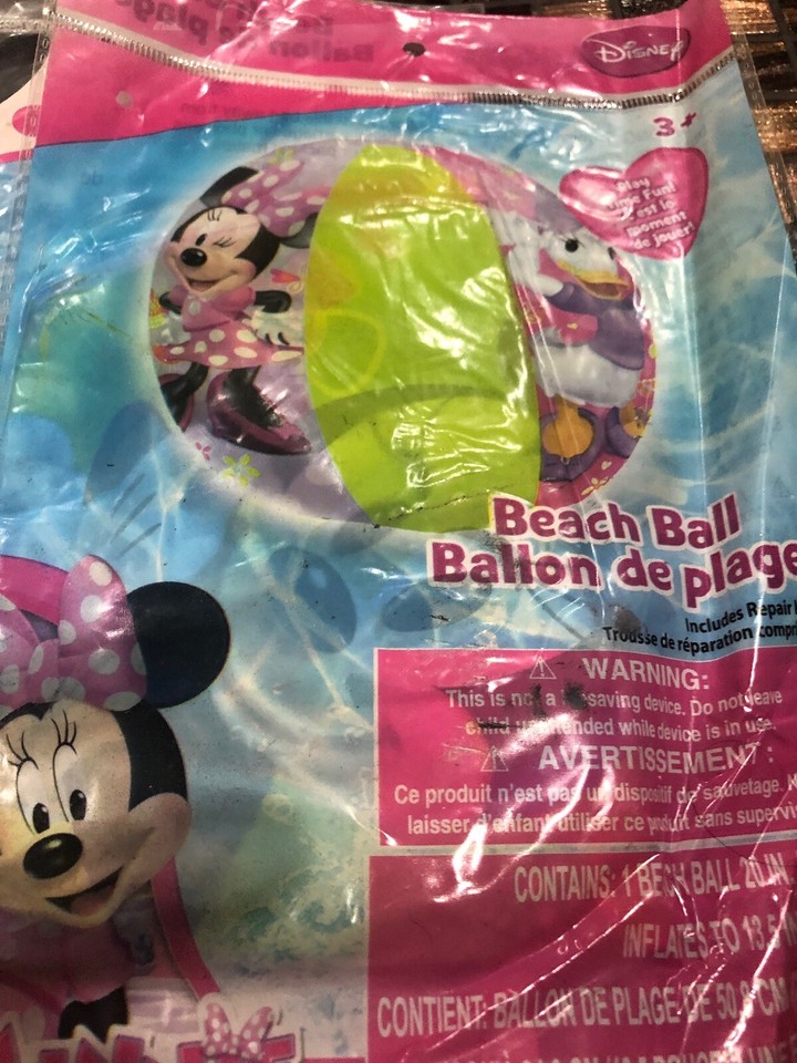 disney minnie mouse Surf Rider Beach Ball Swim Ring Arm Floats Swim Set ...
