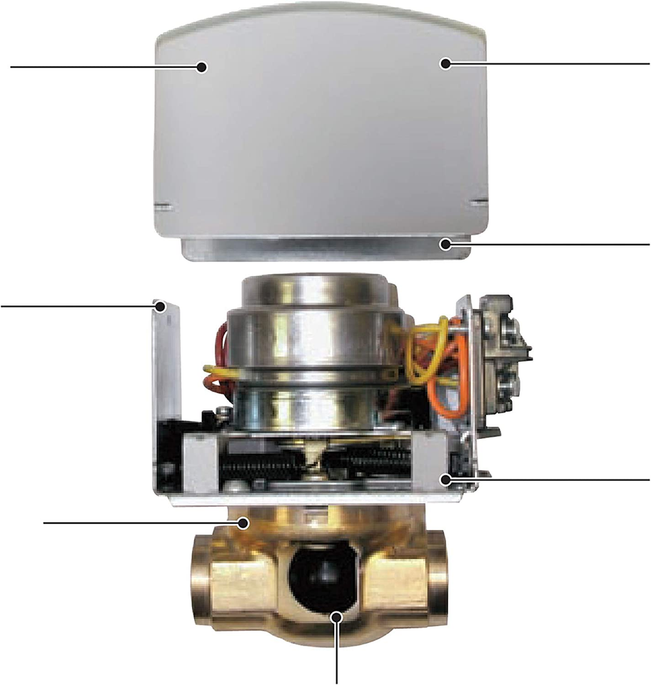 Honeywell Zone Valve Motor 24V 50/60Hz 6In Lead for V8043/80434 HVAC ...