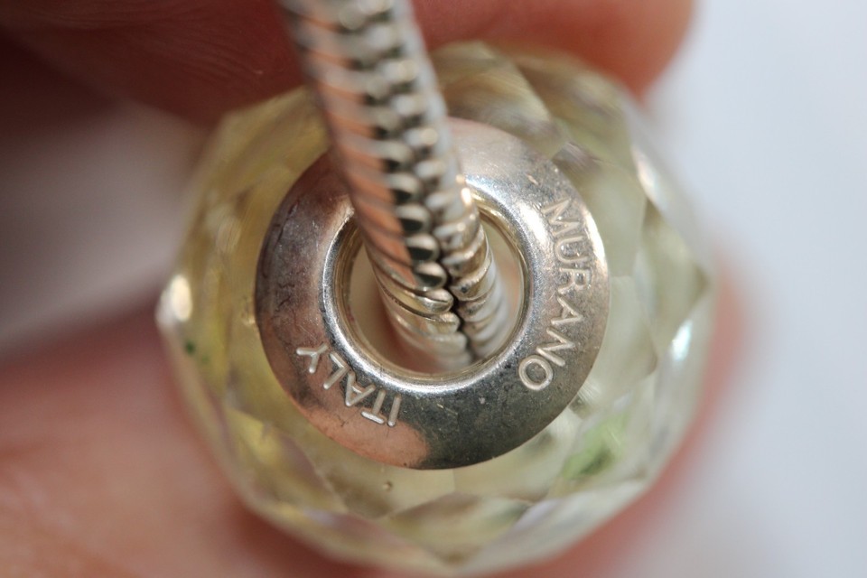 Pandora Sterling ALE Snake Cable Charm Bracelet with 3 Charms .9" | eBay