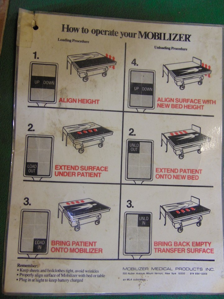 Vintage Electric Medical Hospital Medical Bed Mobilizer | eBay