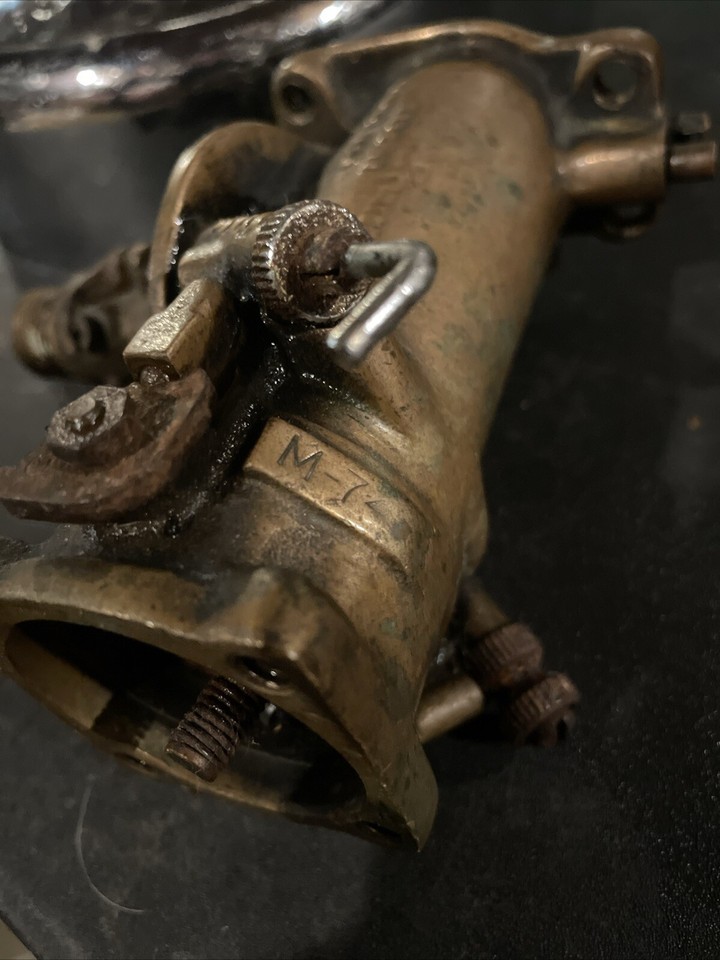 Vintage Harley Flh Panhead Knucklehead Duo Glide Fl Oem Linkert M74B ...