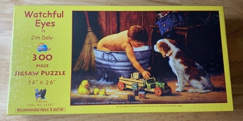 SunsOut Watchful Eyes By Jim Daly 300 Piece Jigsaw Puzzle 16X26 Made in ...