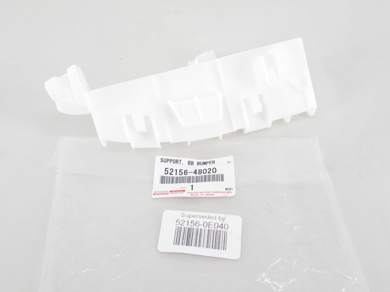 Genuine OEM Toyota 52156-0E040 Driver Rear Bumper Cover Support 08-10 ...