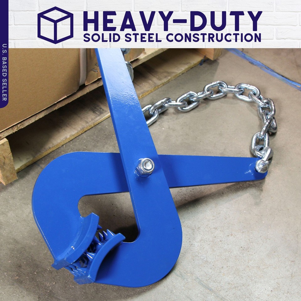 BISupply Pallet Claw Puller - 5000lb Max Scissor Clamp Gripper with ...
