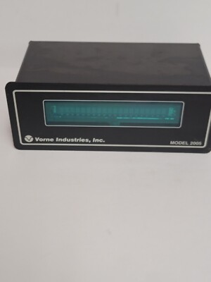 VORNE INDUSTRIES PANEL DISPLAY. MODEL 2005. 2005S-485/485-120-C-PSD ...